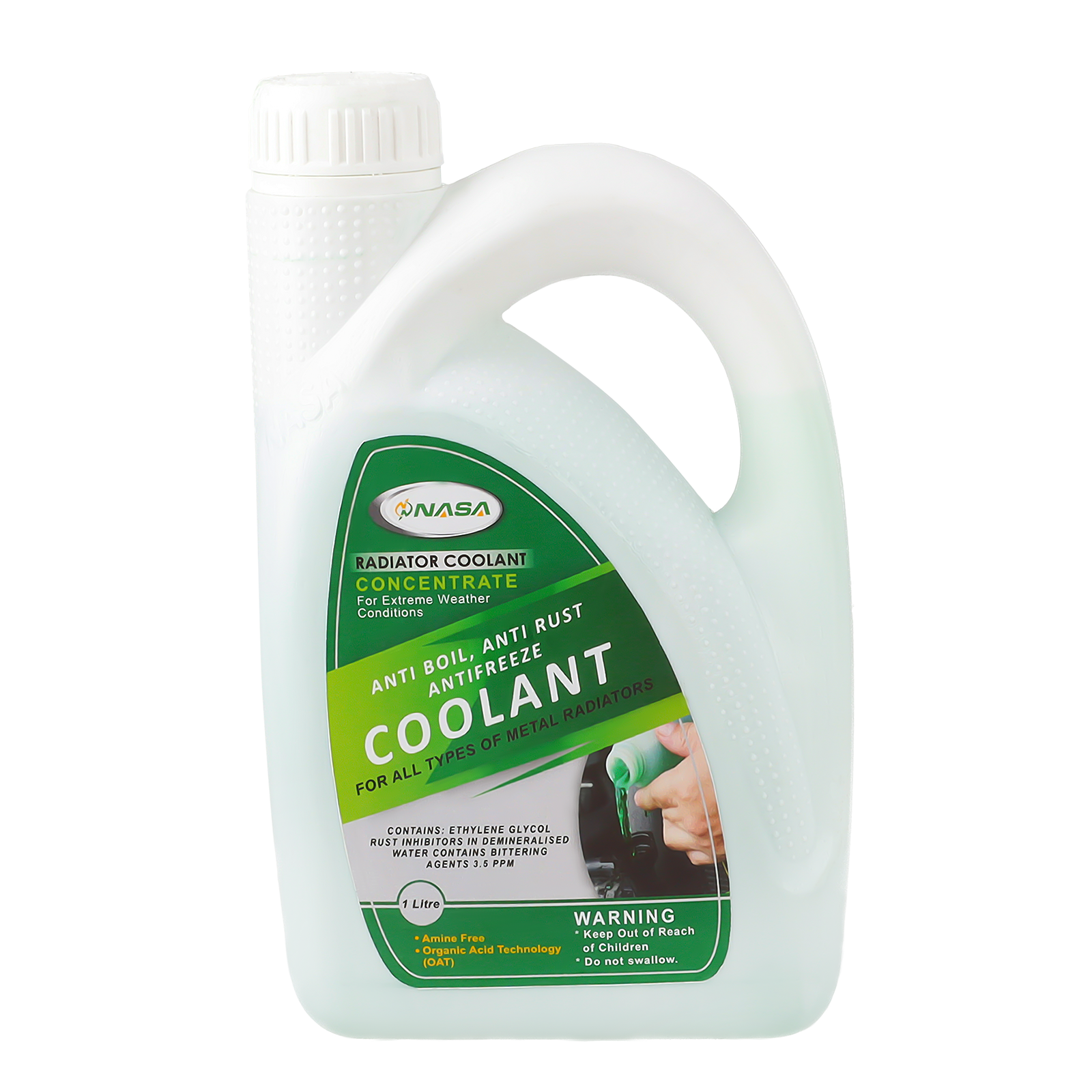 Auto Radiator Coolant (Concentrate) | Car Engine Protection - NASA Auto ...